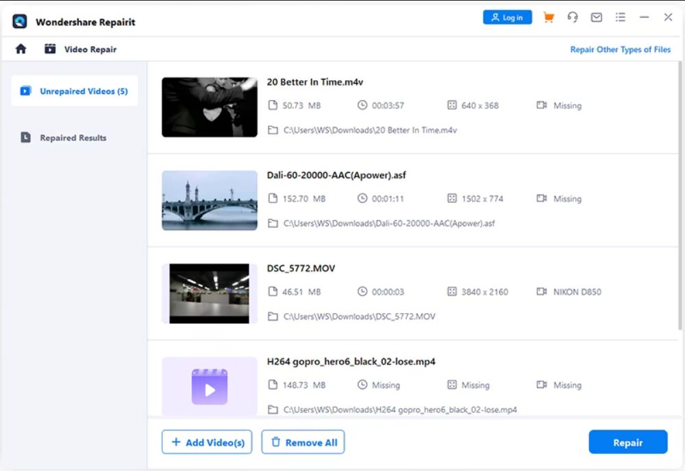 Wondershare Video Repair (macOS) - dobreprogramy