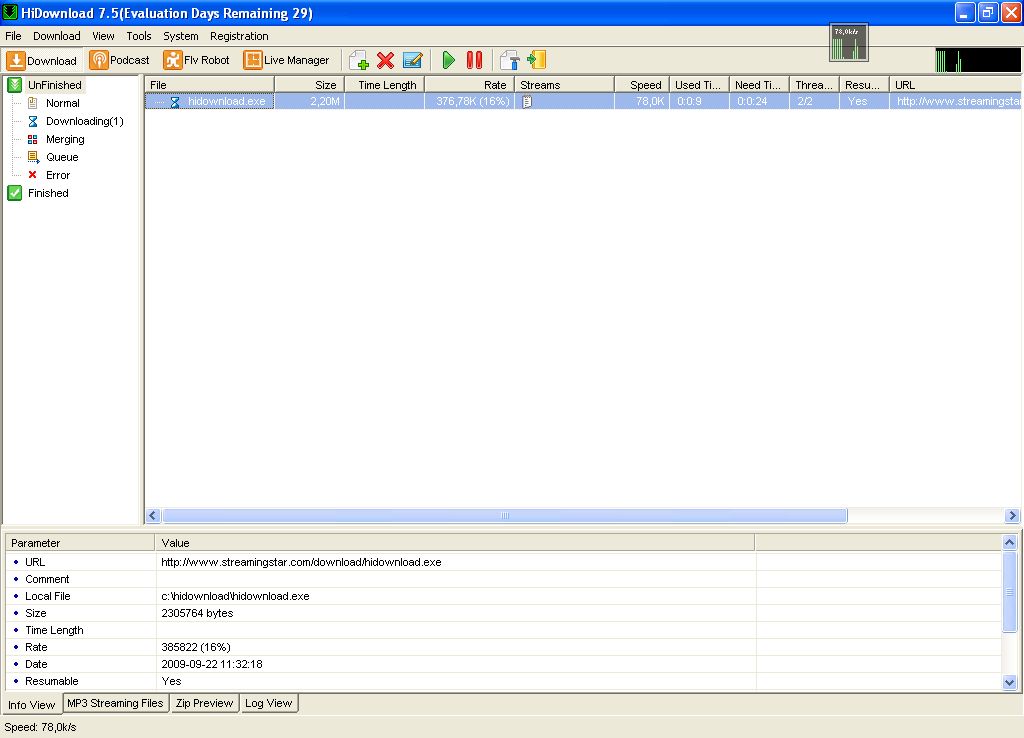 HiDownload 8.25 - dobreprogramy