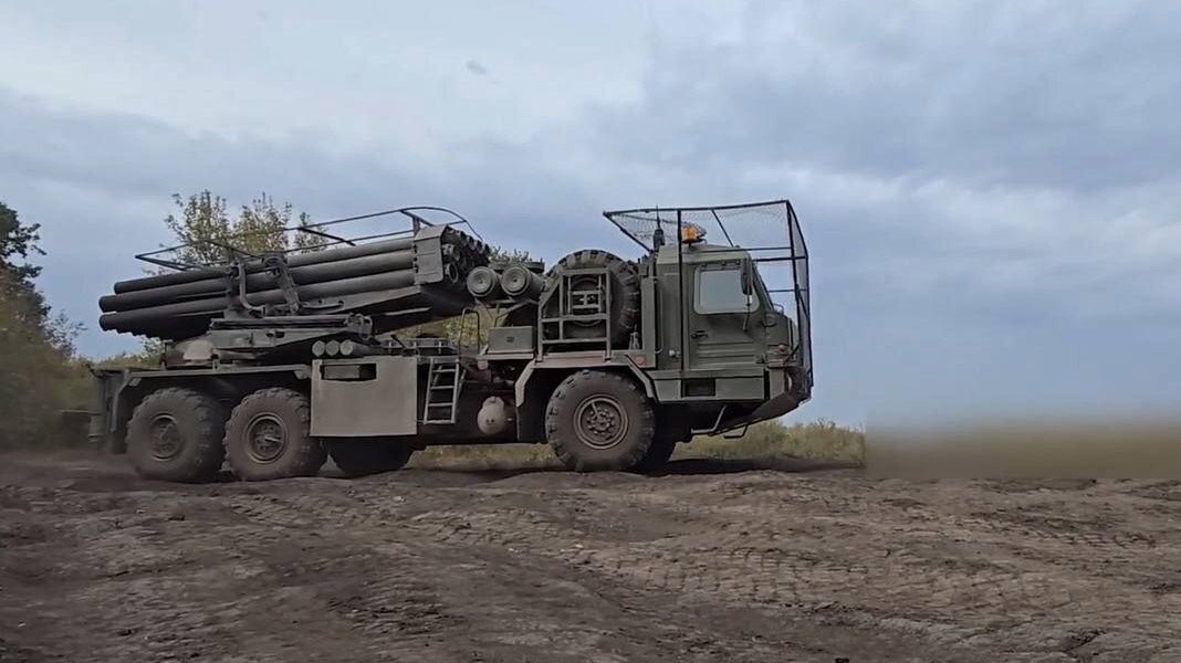 Ukraine's precision strike: Rare Russian Uragan-1 MLRS destroyed