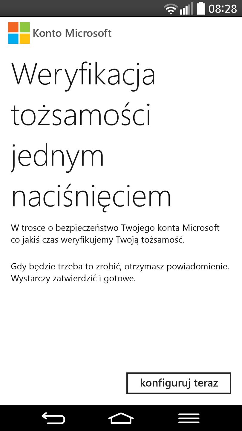 Konto Microsoft 1.0.0104.0901 (Android) - dobreprogramy