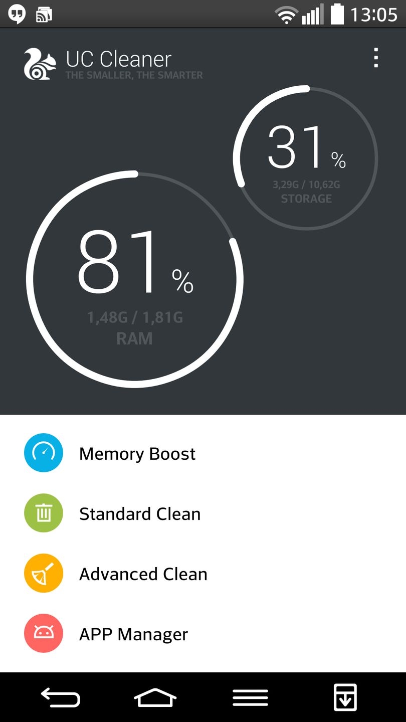 UC Cleaner 2.7.0.30 (Android) - dobreprogramy