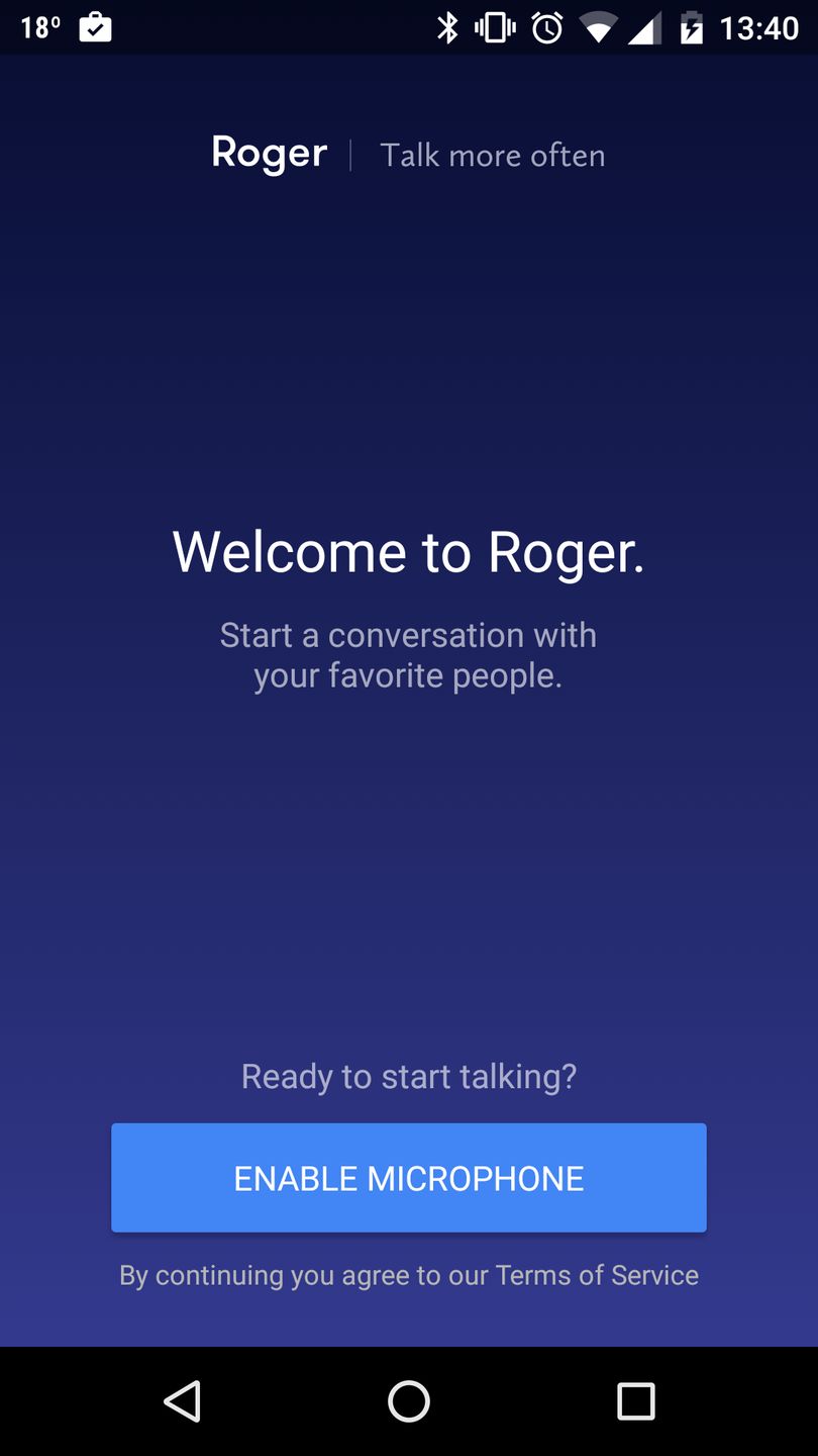 Roger - Voice Conversations 2.0.11 (Android) - dobreprogramy