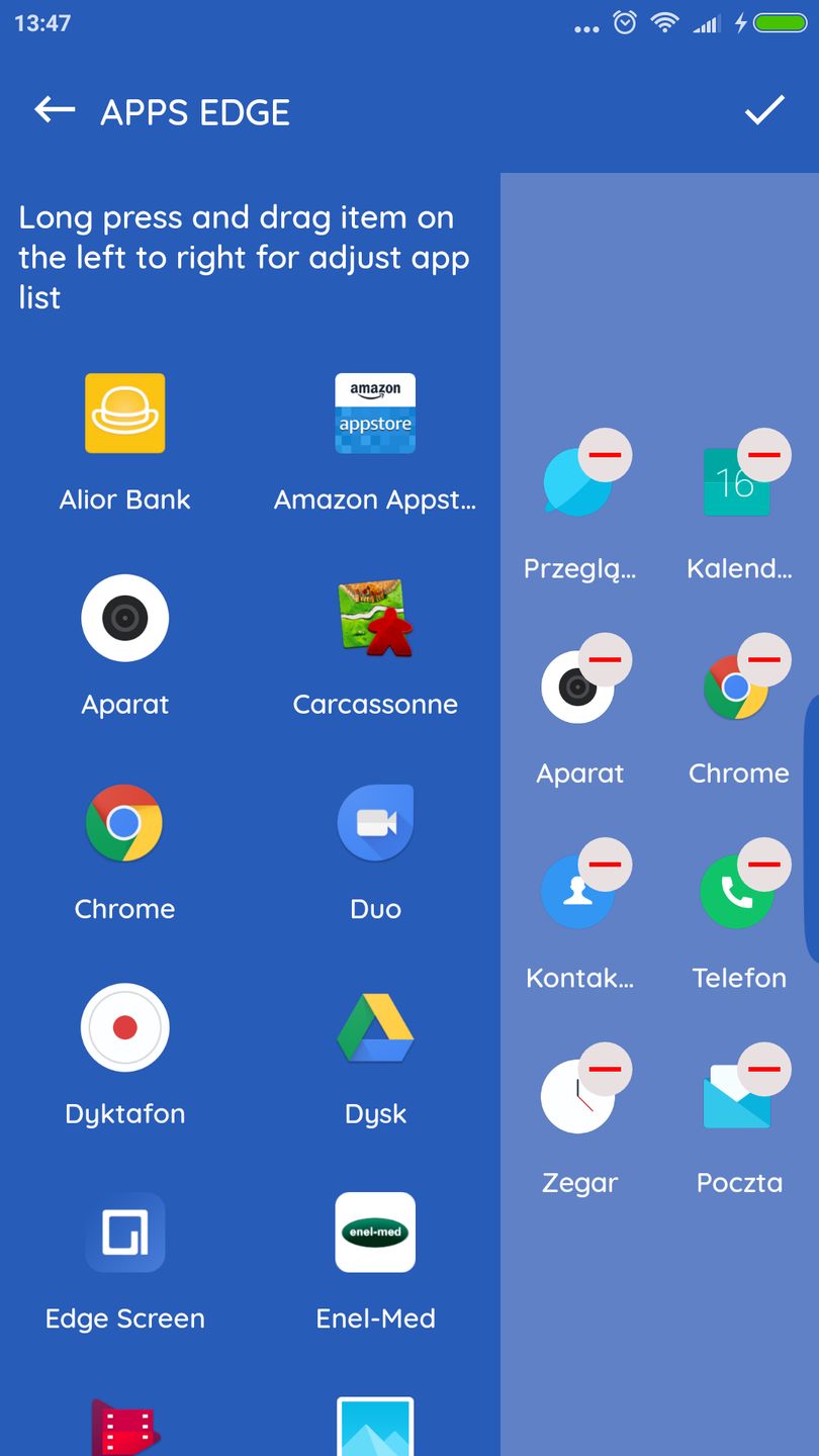 Edge Screen: Sidebar Launcher & Edge Music Player (Android) - dobreprogramy