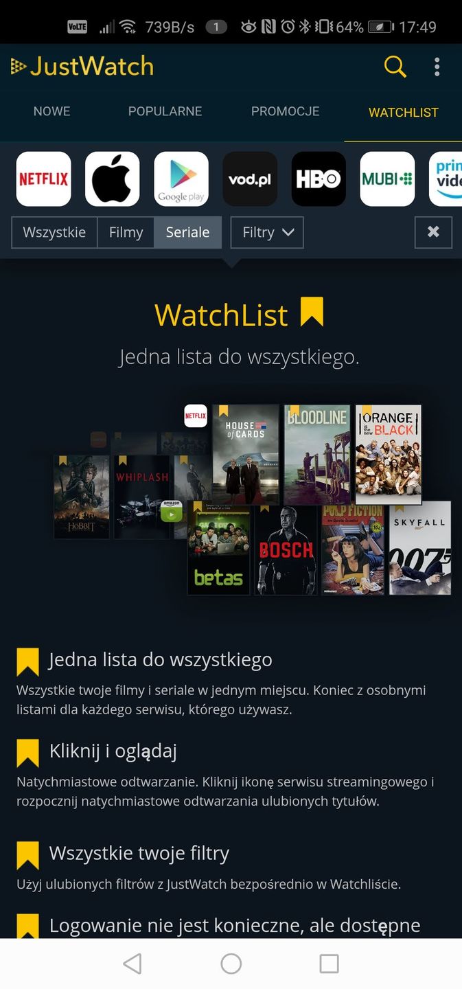 JustWatch (Android) - dobreprogramy