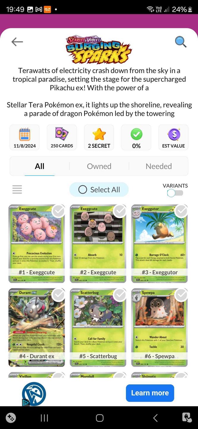 Pokellector: Pokemon Cards (Android) - dobreprogramy