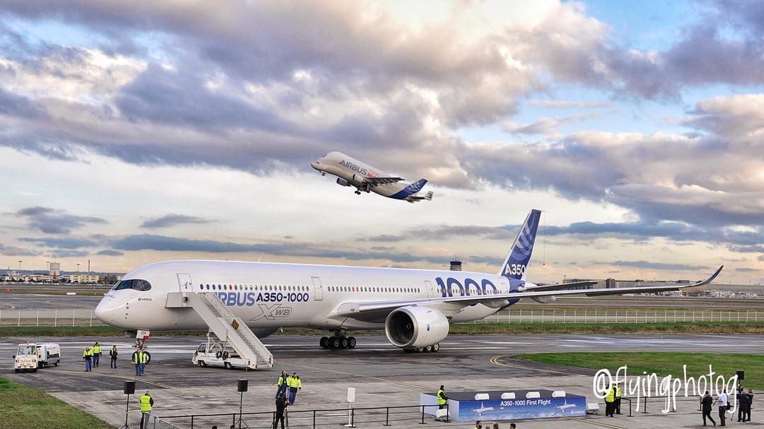 Airbus A350-1000: pierwszy lot nowego samolotu Europy