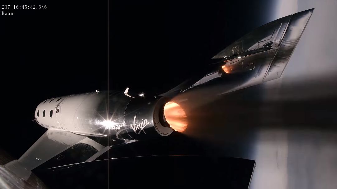 Supersoniczny VSS Unity dotknął "granic kosmosu". Virgin Galactic ...