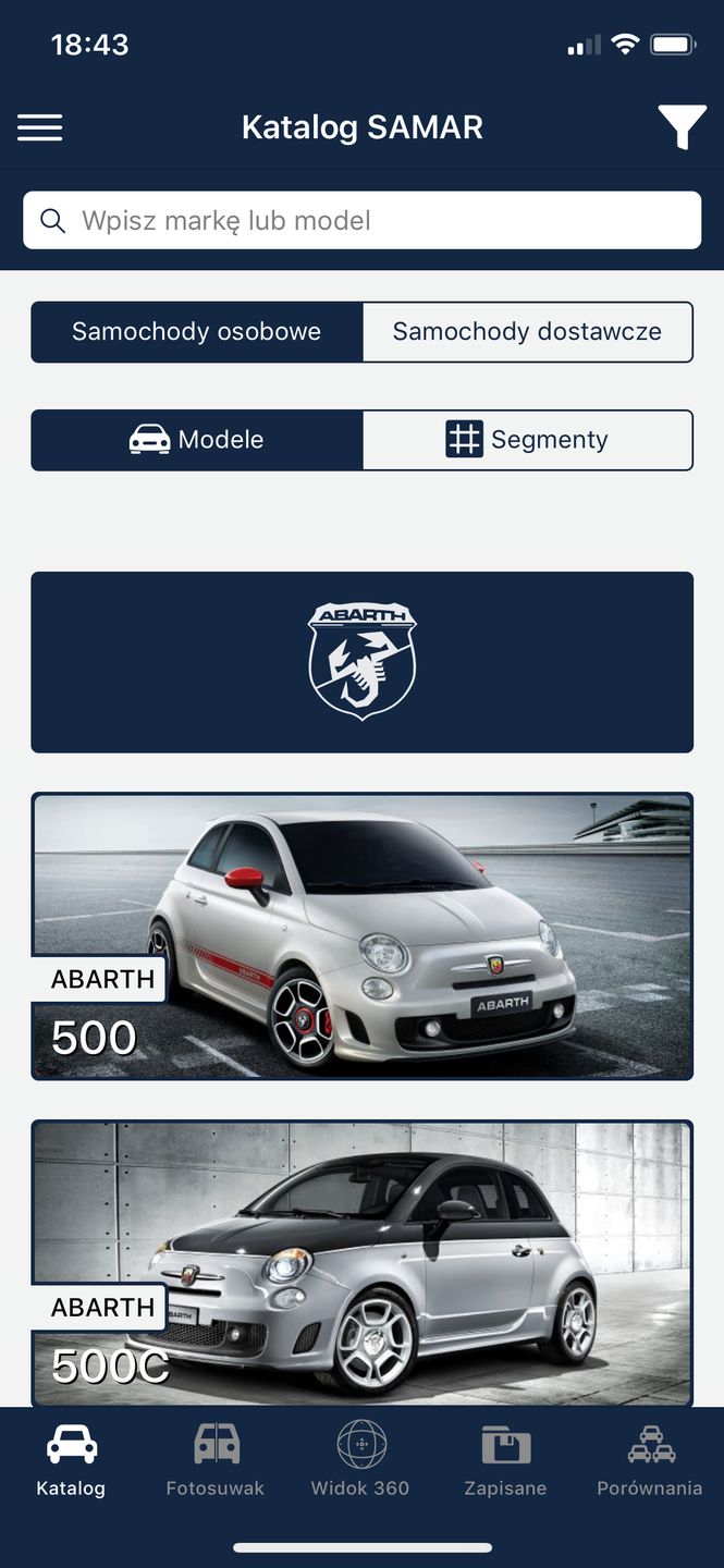 Auto Katalog SAMAR 3.0.16 (iOS) - dobreprogramy