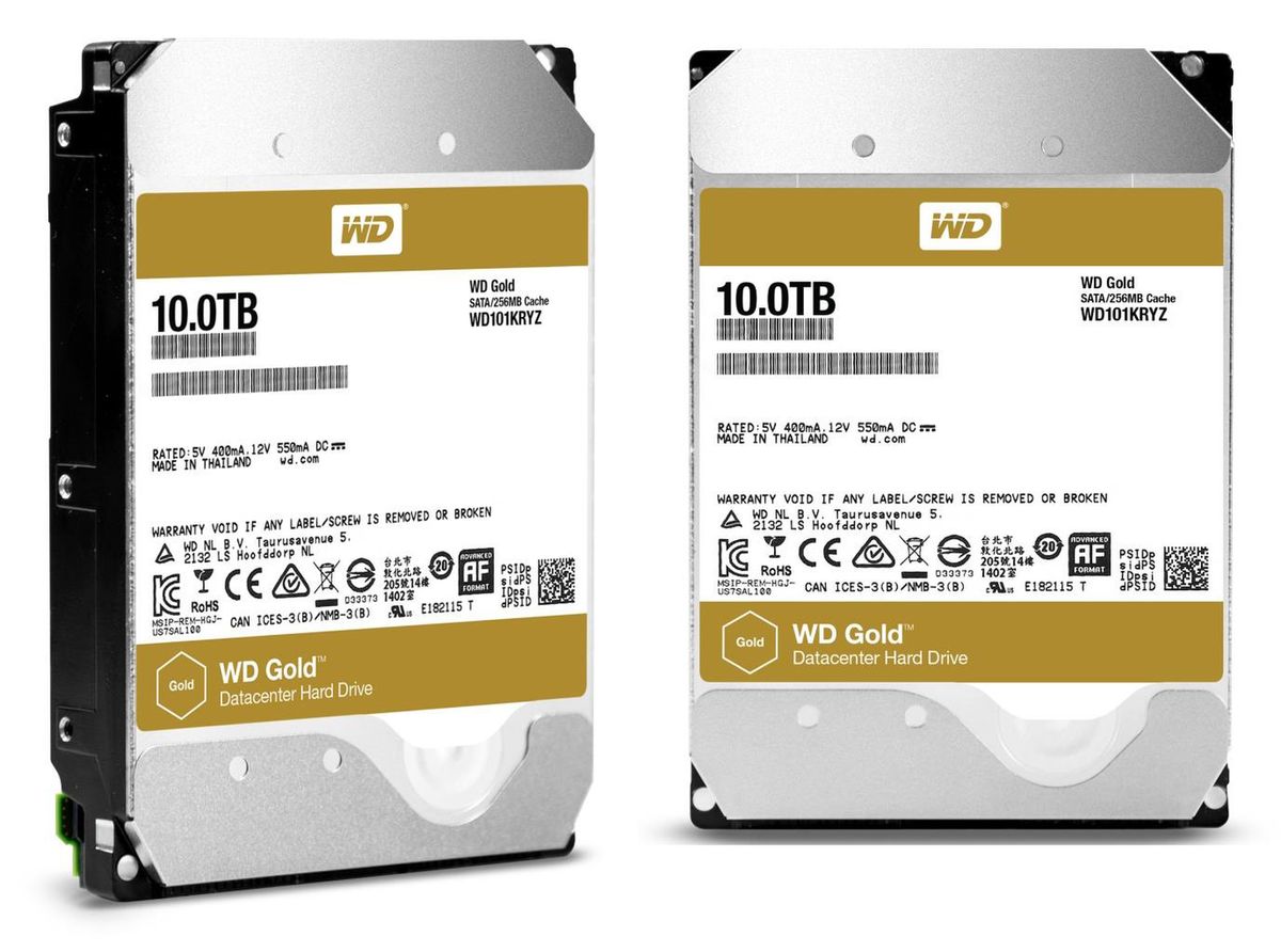 Western Digital WD Gold 10 TB - nowy dysk w wyższej pojemności ...