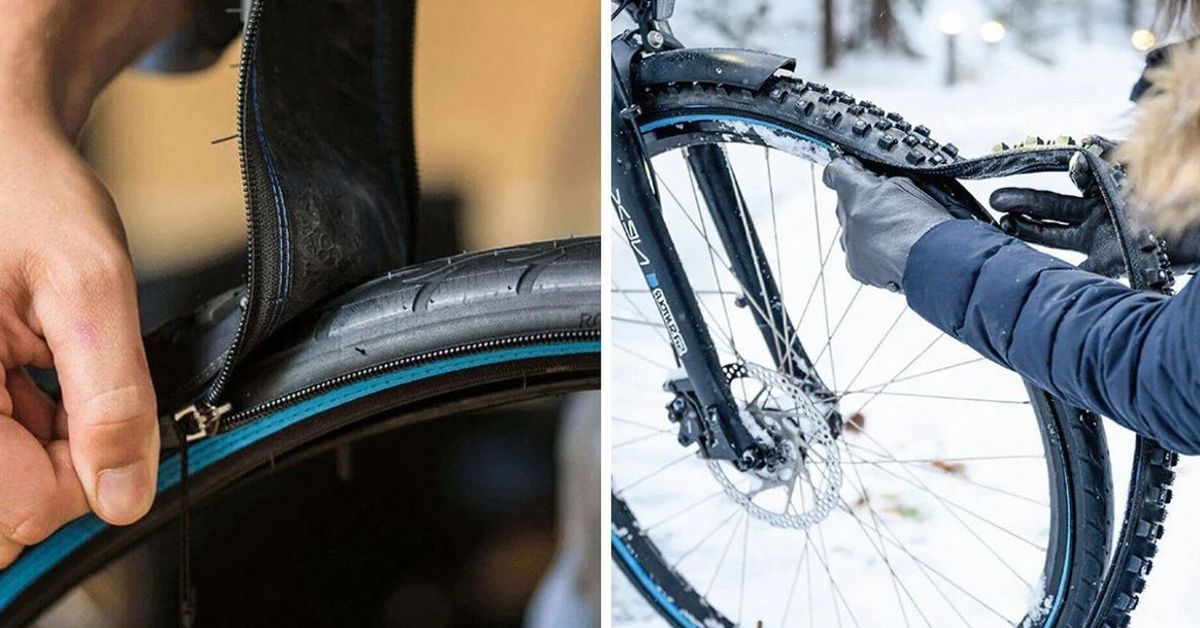 Tire Treads With Zip-on Technology. A Module System Lets You Change ...