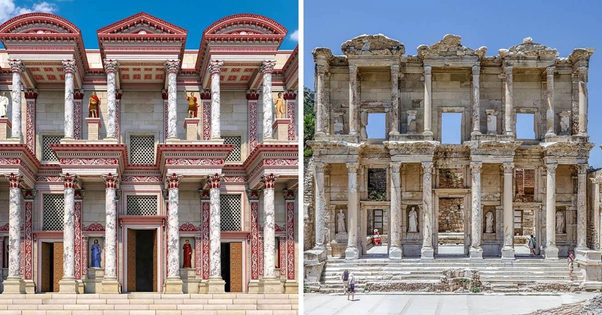 The Artist Made a Visualization of 7 Monuments of Ephesus. Ancient ...