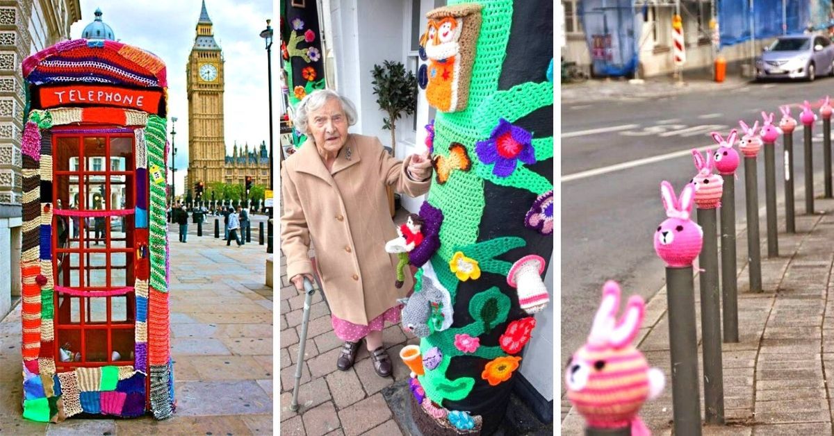 Yarnbombing (also known as Knit Graffiti) Is Conquering the World. Some ...
