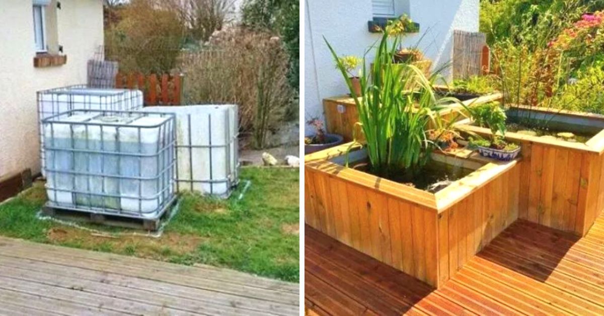 How to Turn Old Water Tanks Into a Beautiful Feature of Any Garden