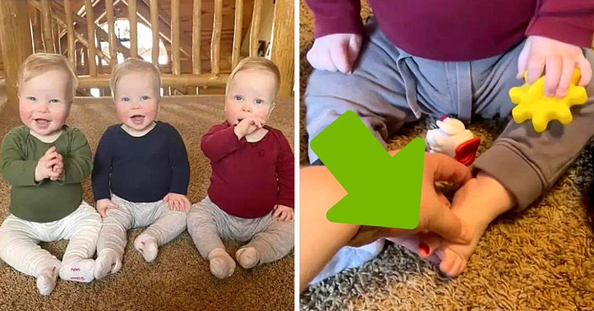 Mom Distinguish Triplets From Each Other Just Because She Paints Their ...