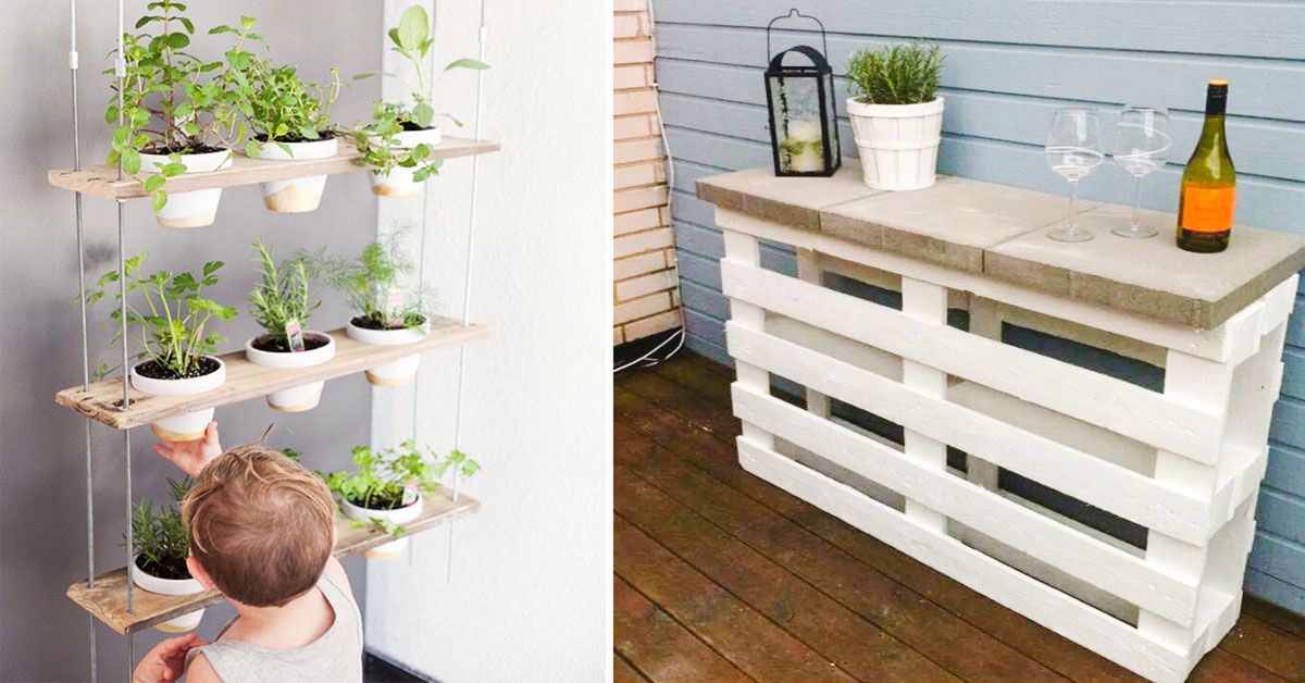 15 innovative craft ideas to give your garden and balcony a pinch of ...