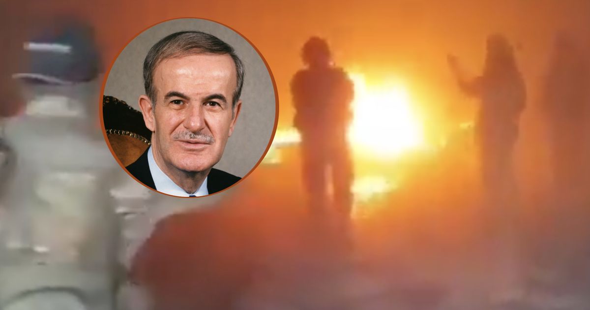 Syrian rebels torch Assad tomb as regime crumbles