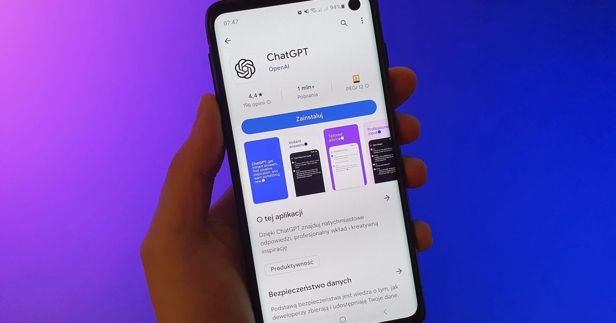 ChatGPT na Androida dostępny do pobrania. Działa już w Polsce