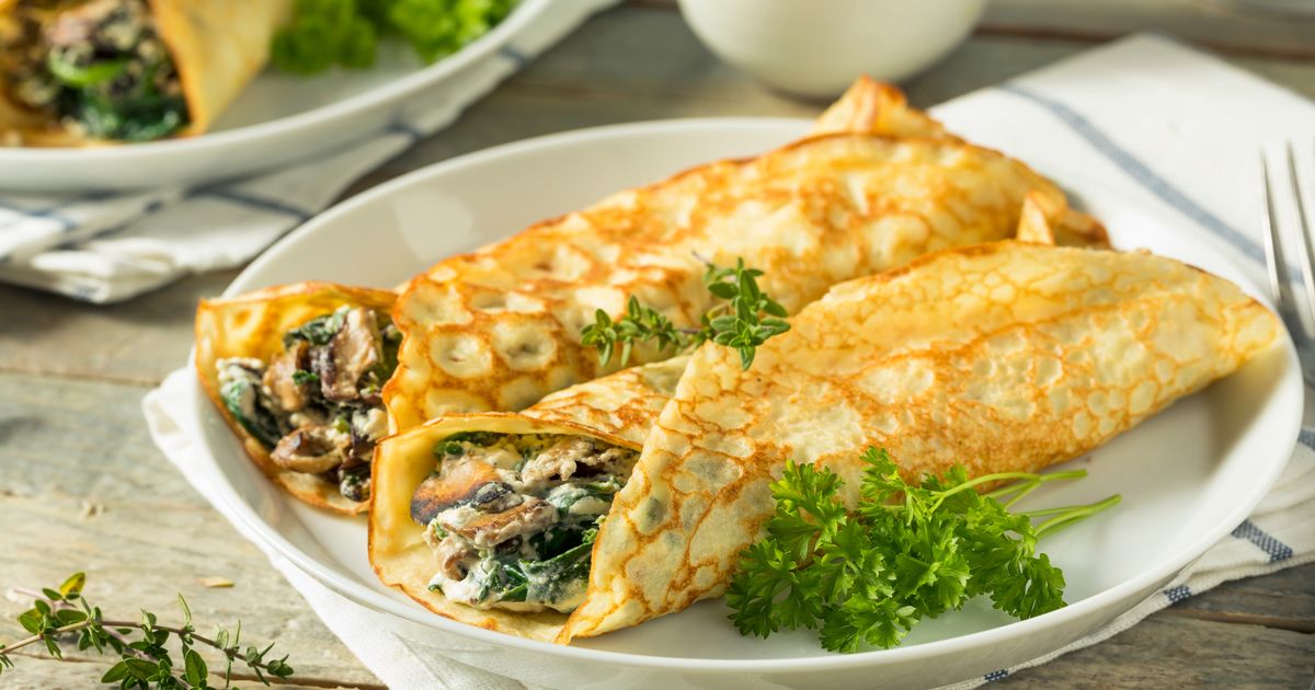 Savory crepes: A delicious twist for a nutritious lunch