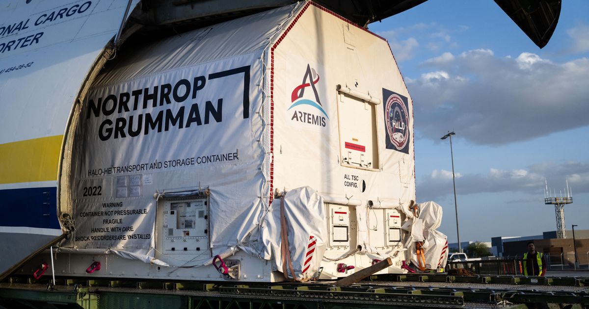 Halo module arrives in Arizona, advancing Moon missions