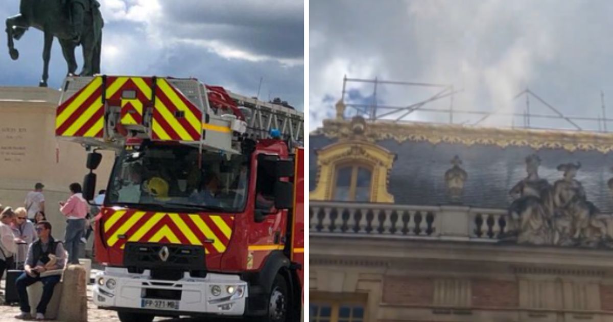 Fire at Palace of Versailles. A swift evacuation and no injuries reported