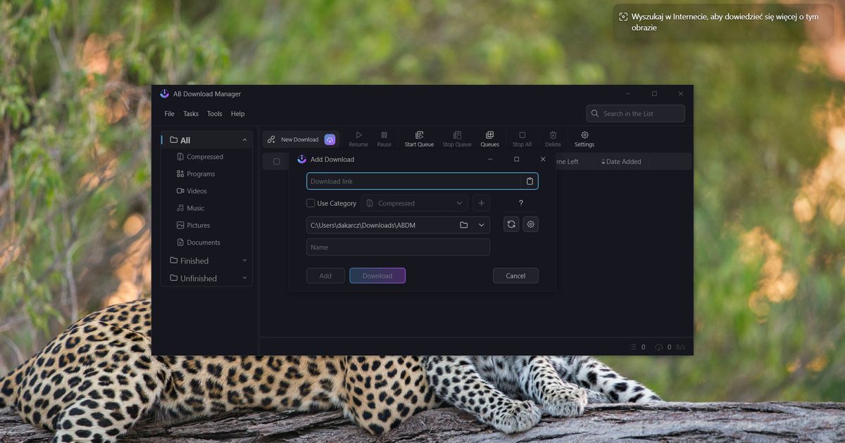 AB Download Manager 1.8.4 - dobreprogramy