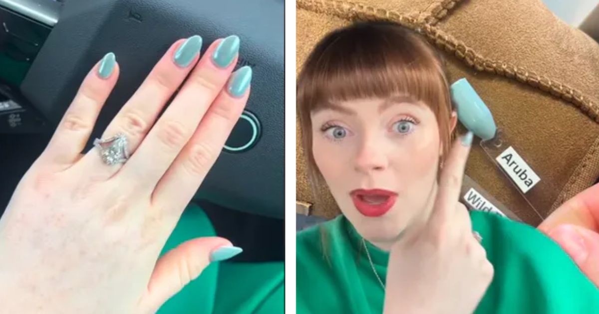 Green or blue? Viral TikTok manicure sparks new color debate echoing ...