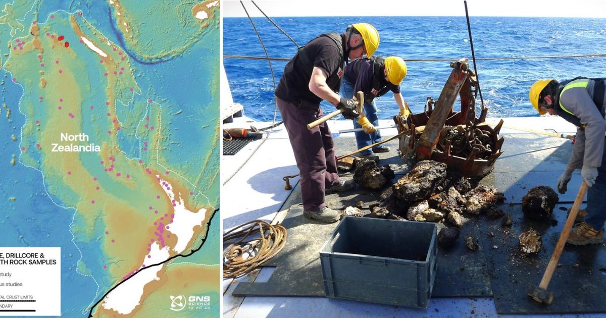 A map of Zealandia was created. This is what the "lost continent" in ...