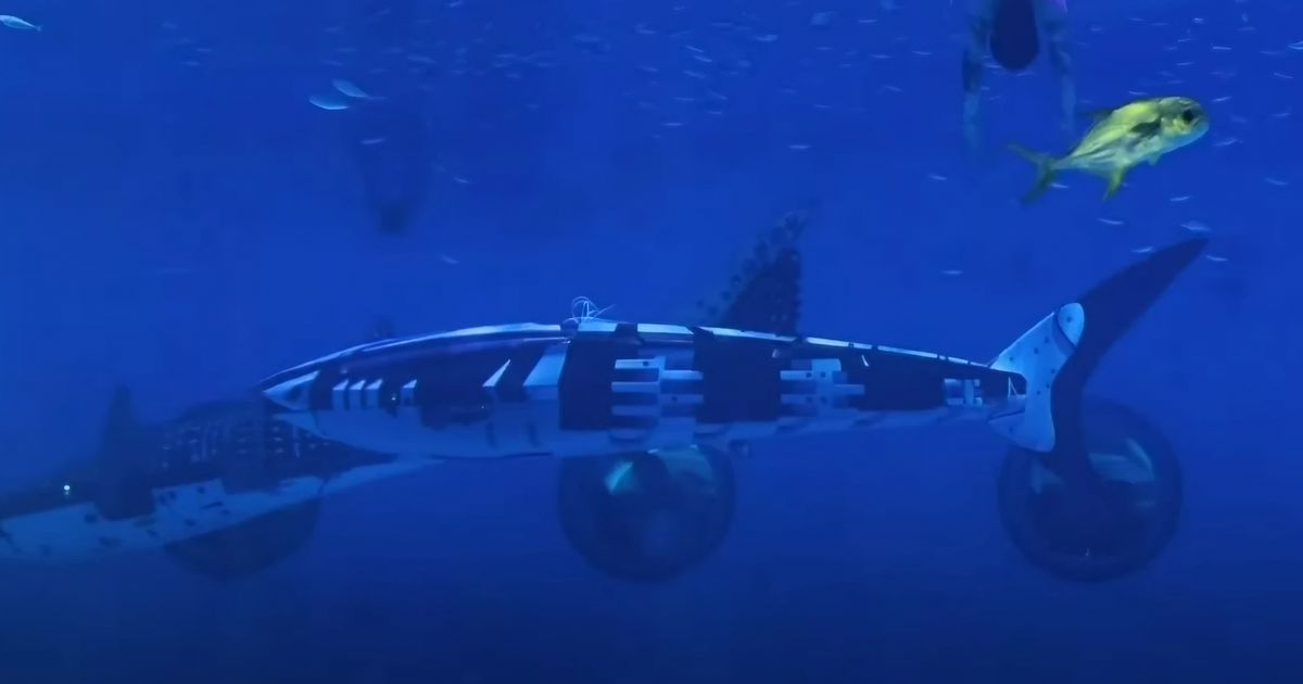 China's robotic whale shark: A breakthrough in bionic technology
