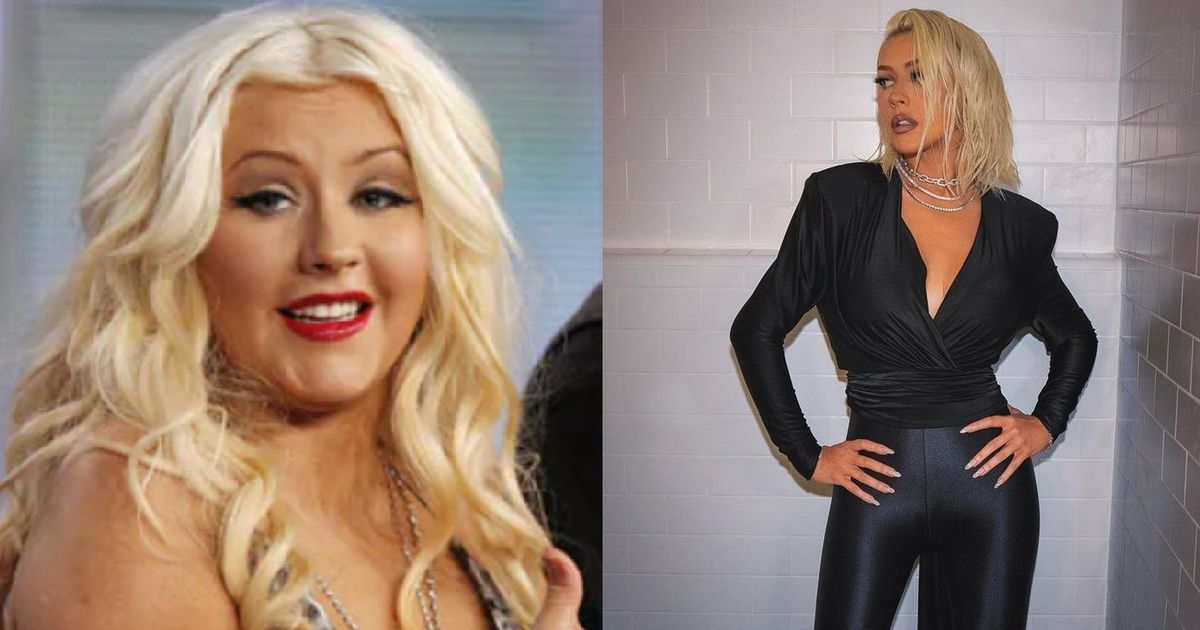 Christina Aguilera's stunning 44-pound transformation journey