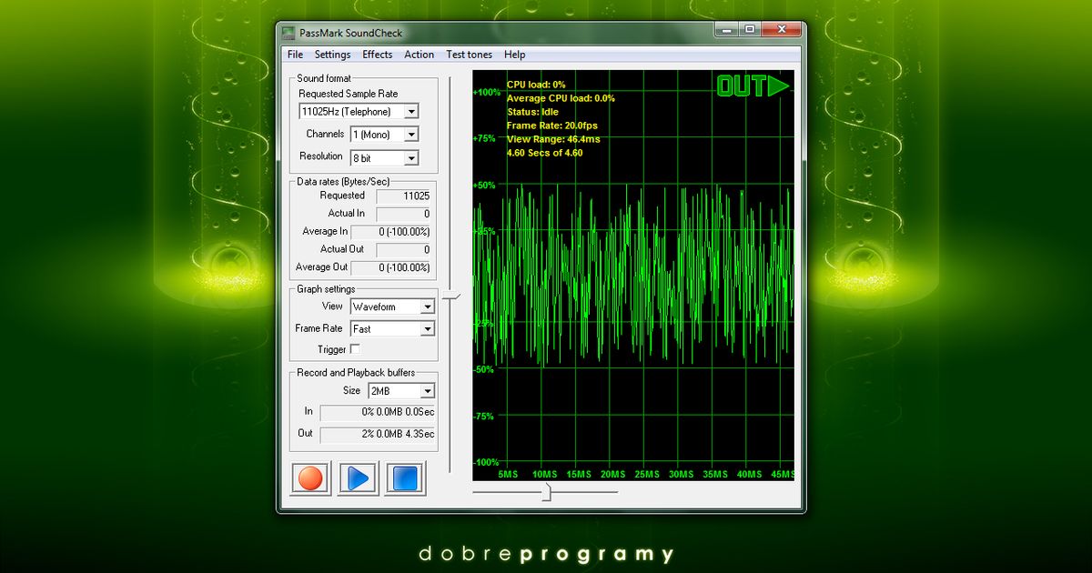PassMark SoundCheck 3.0 build 1003 - dobreprogramy