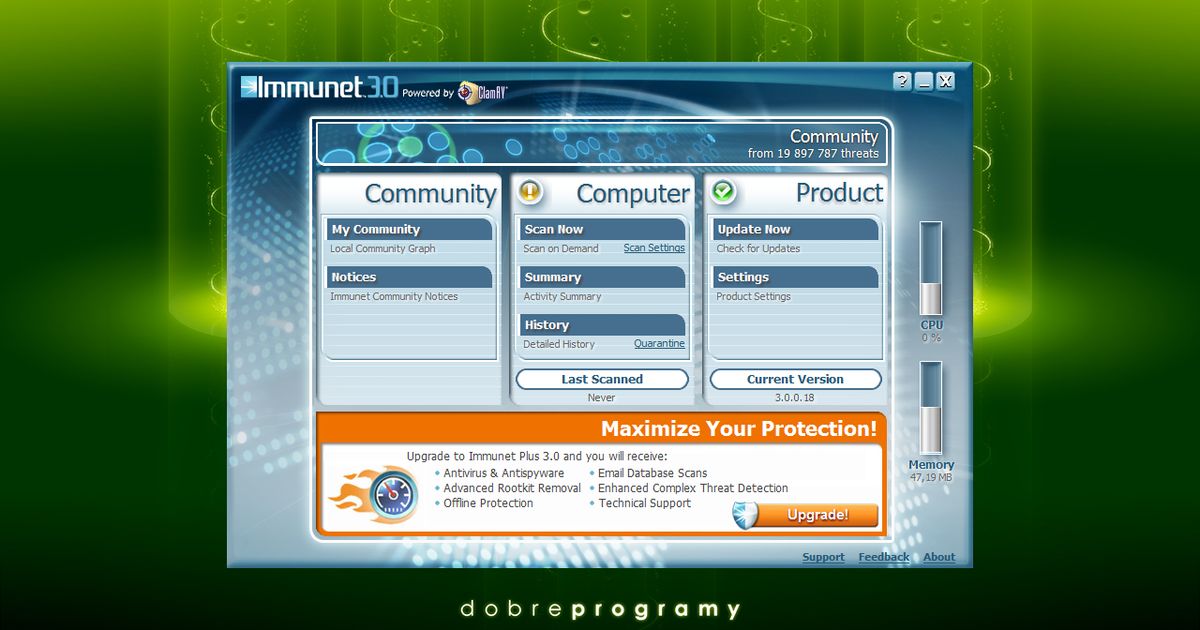 Immunet Protect 7.5.8 Build 21178 - dobreprogramy