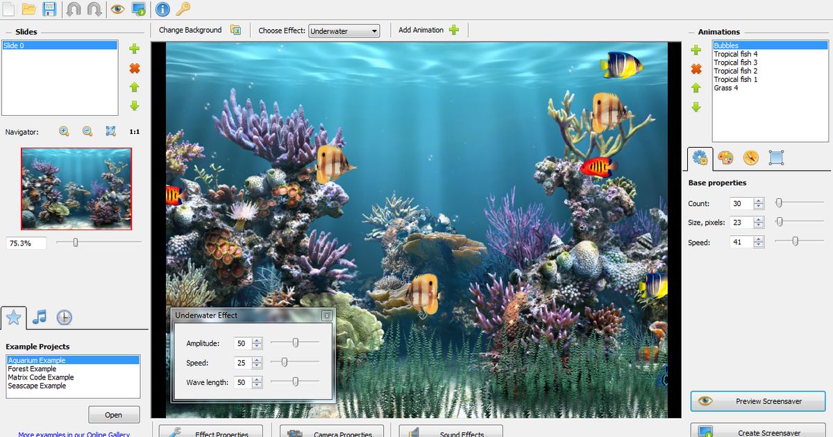 Animated Screensaver Maker 4.5.44 - dobreprogramy