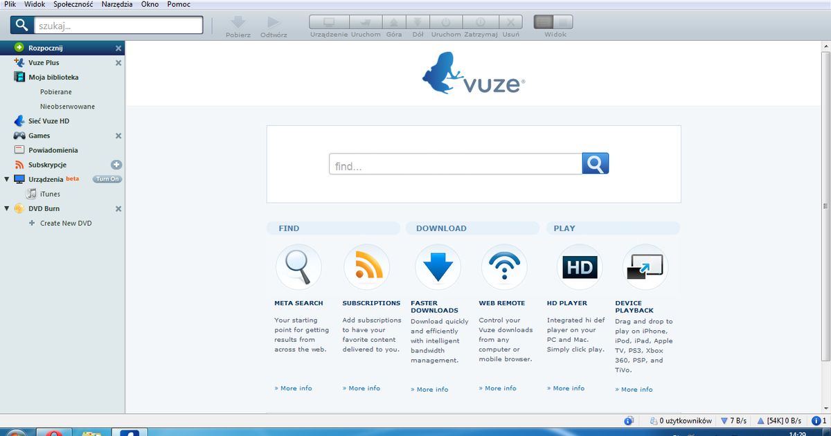 Azureus Vuze 5.7.6.0 - dobreprogramy