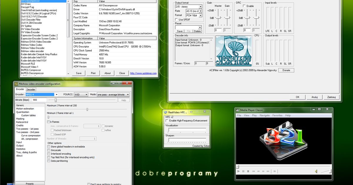 X Codec Pack 2.7.4 - dobreprogramy