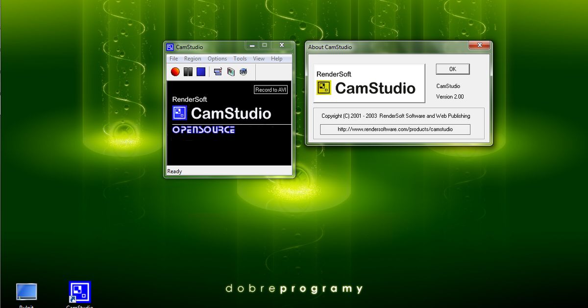 CamStudio 2.7.4 Build r354 - dobreprogramy
