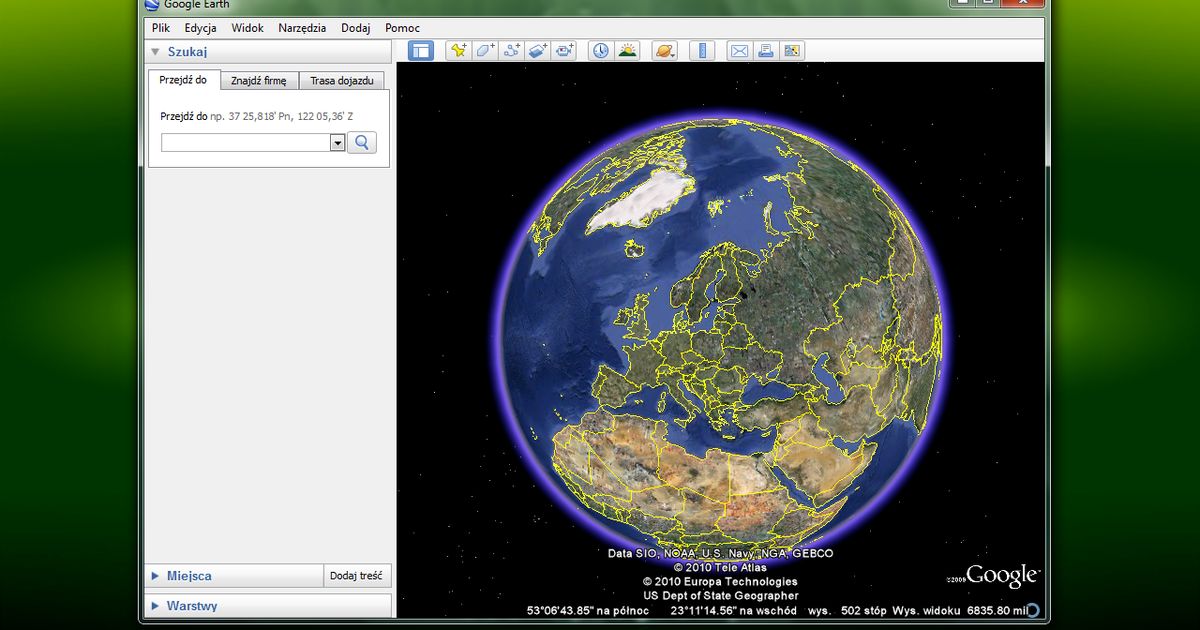 Google Earth 7.3.4.8642 - dobreprogramy