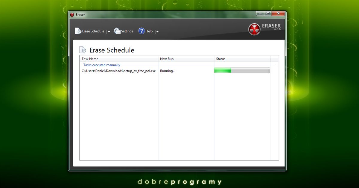 Eraser 6.2.0.2996 - dobreprogramy
