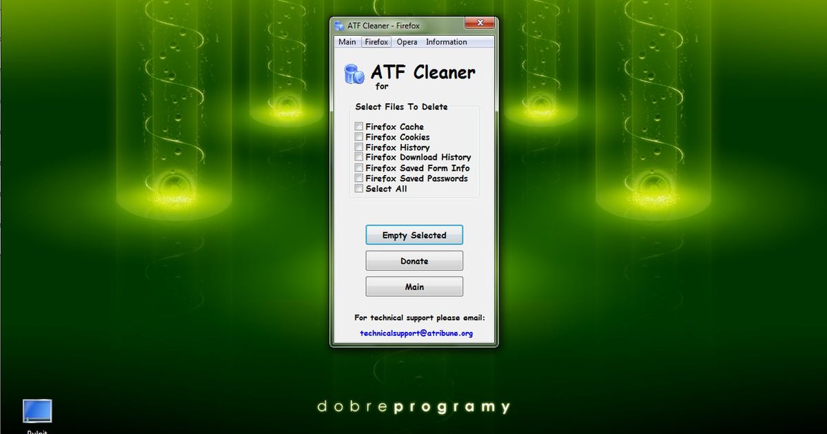 ATF Cleaner 3.0.0.2 - dobreprogramy
