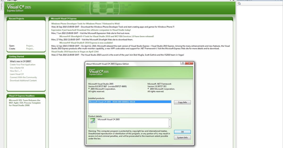 Visual C# 2005 Express Edition - dobreprogramy