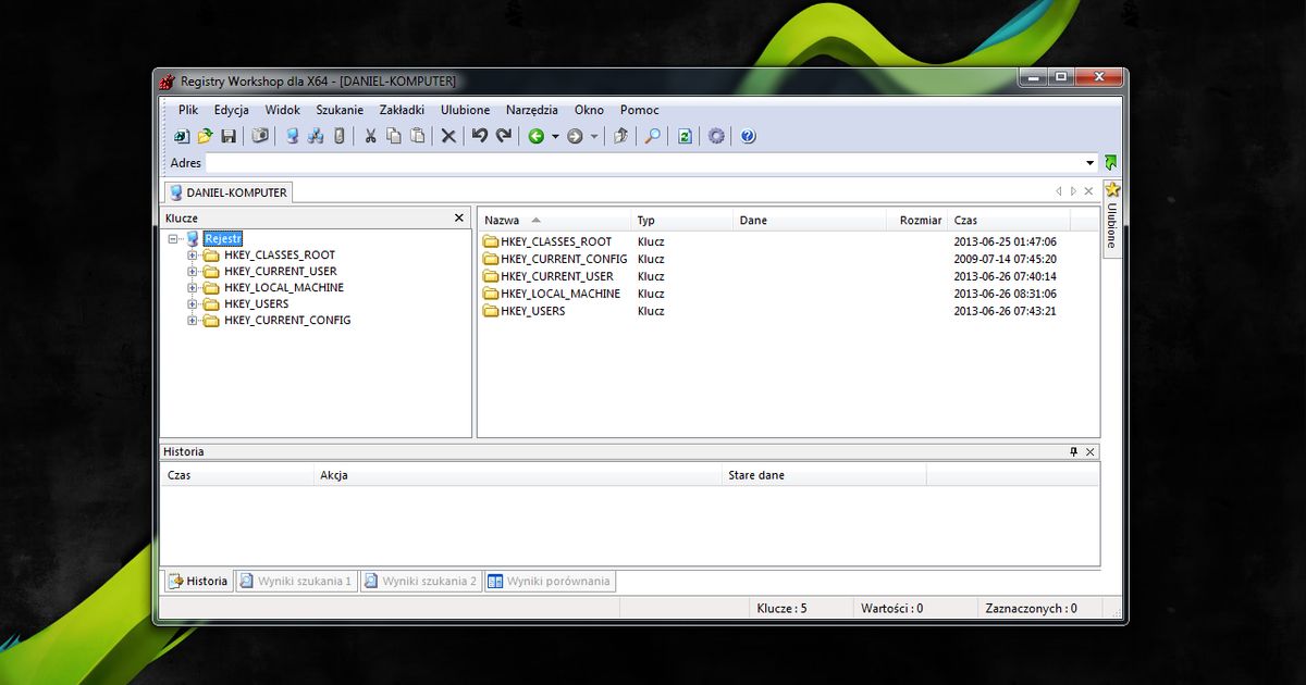 Registry Workshop 5.0.1 - dobreprogramy