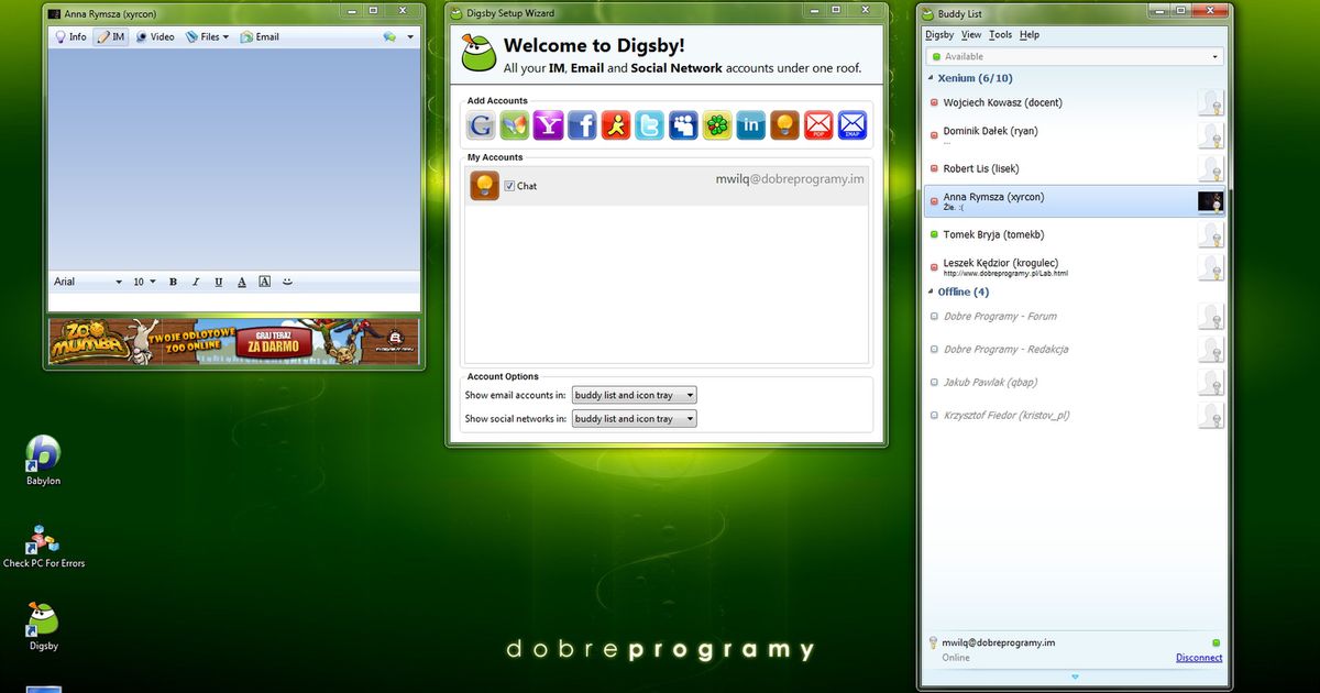 Digsby Build 95 - dobreprogramy