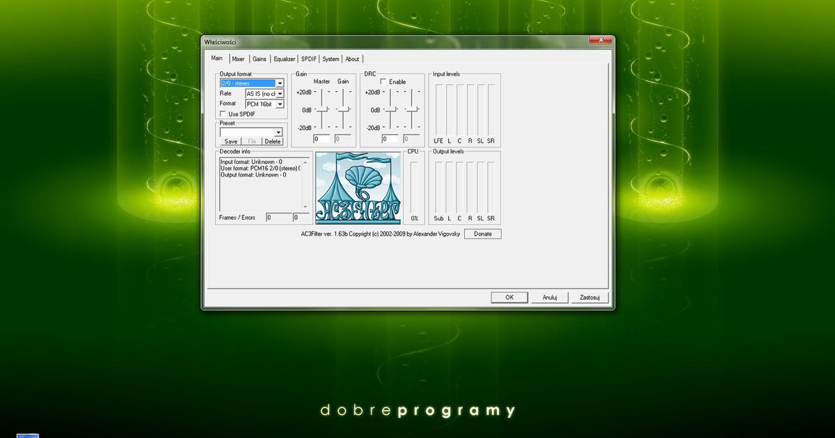 AC3Filter 2.6b - dobreprogramy