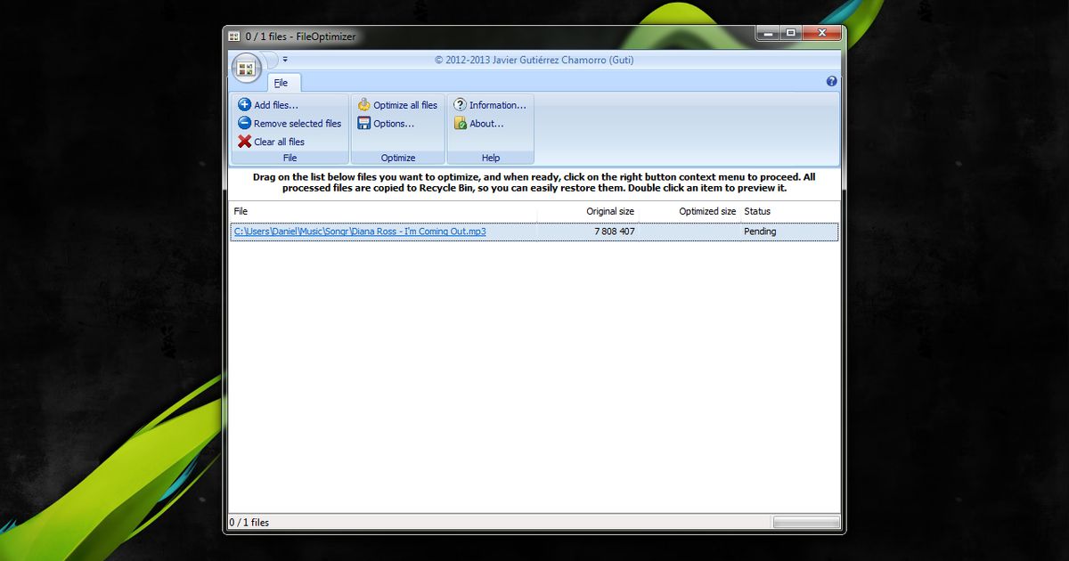 FileOptimizer 16.90.2829 - dobreprogramy