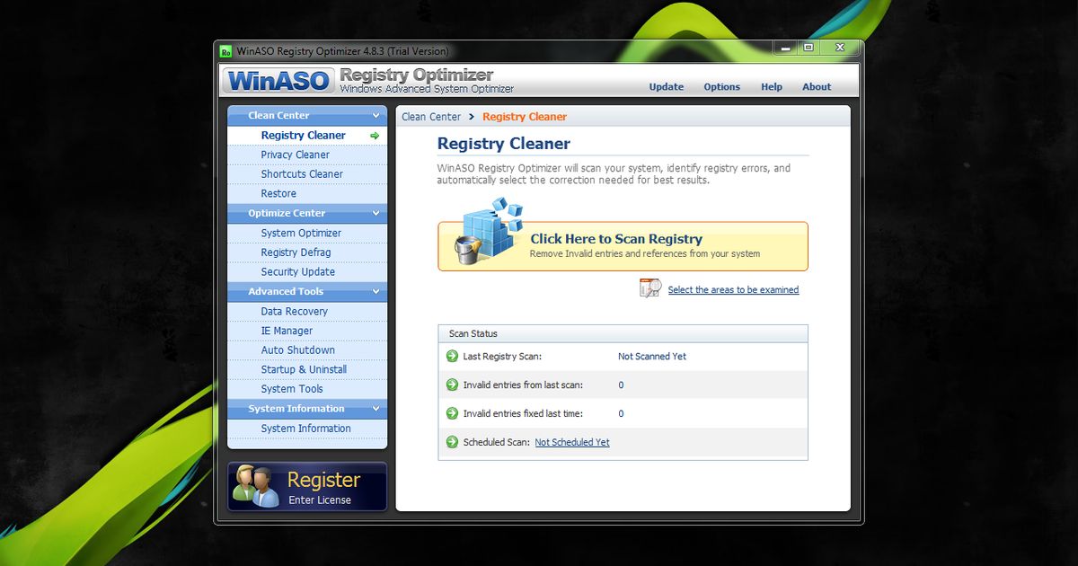 WinASO Registry Optimizer 5.4.0 - dobreprogramy