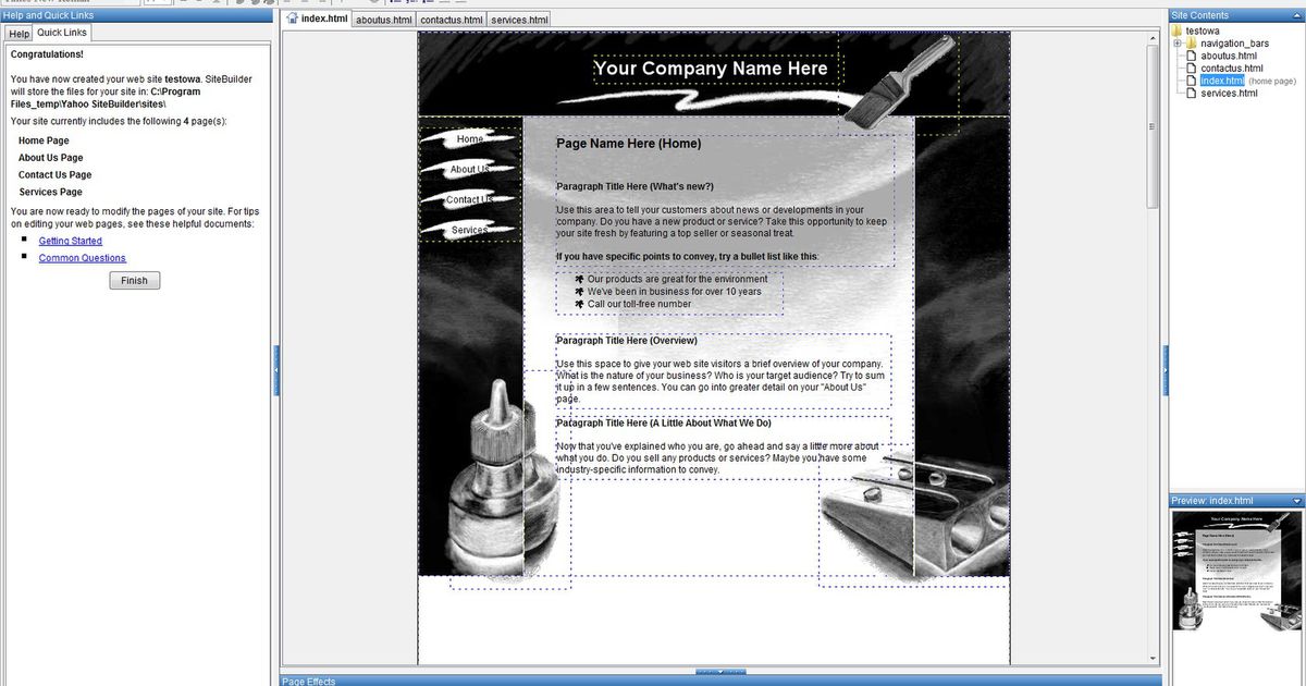 Yahoo! SiteBuilder 2.6 - dobreprogramy