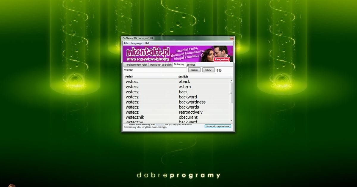 GoNaomi Słownik 1.89 - dobreprogramy