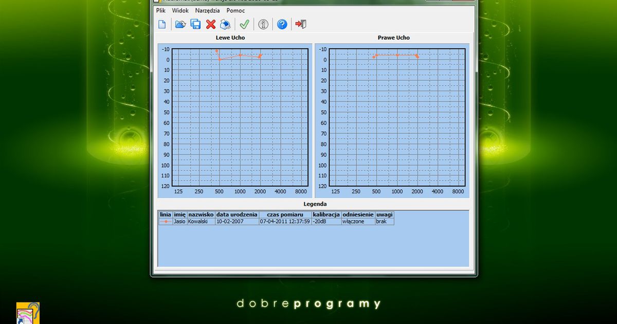 Audiometr 1.04 - dobreprogramy