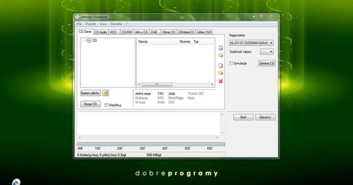 cdrtools Frontend 1.5.8 - dobreprogramy