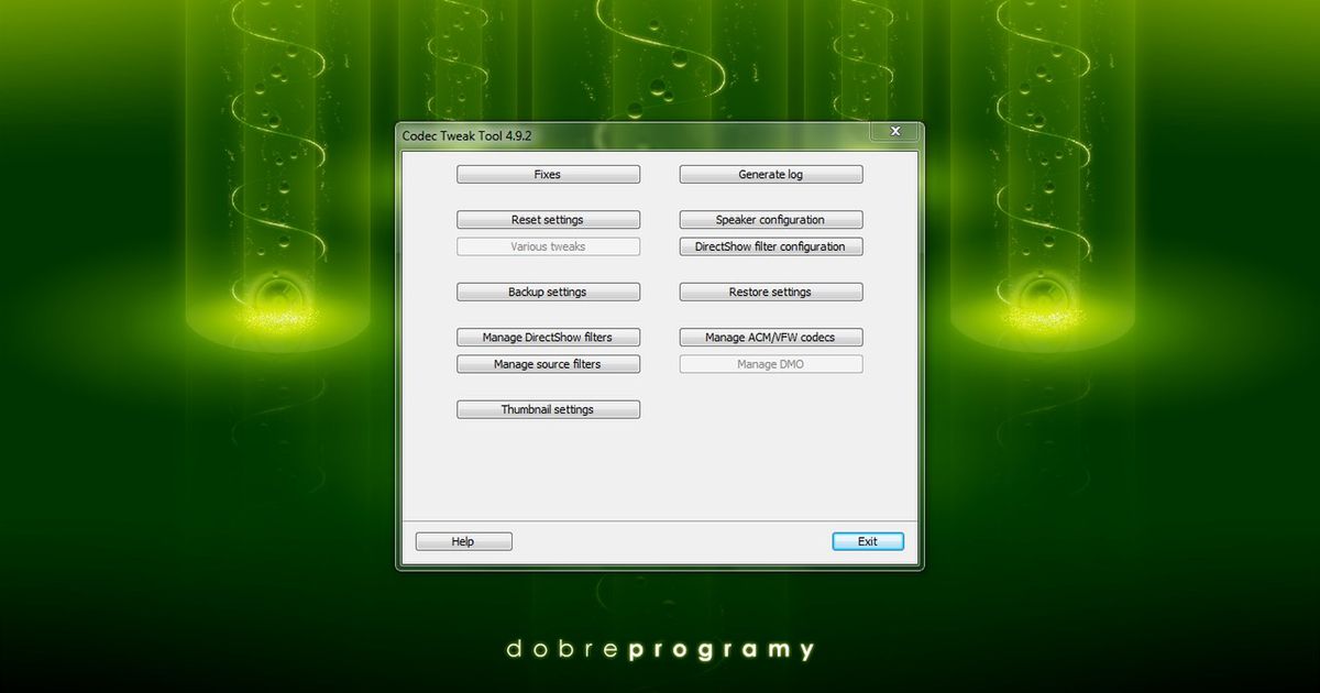 K-Lite Codec Tweak Tool 6.7.3 - dobreprogramy