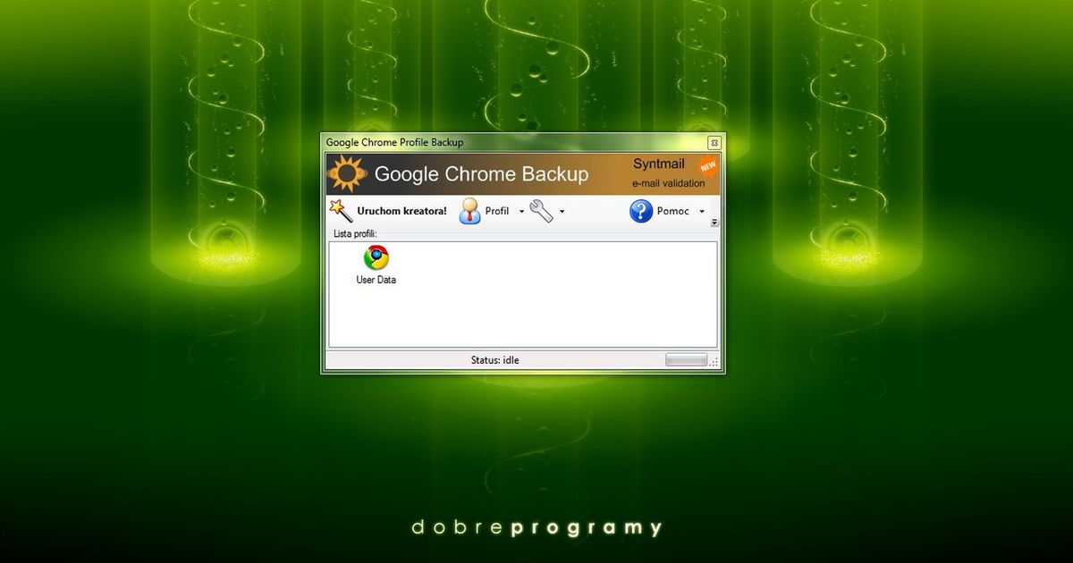 Google Chrome Backup 2.1.0.216 - dobreprogramy